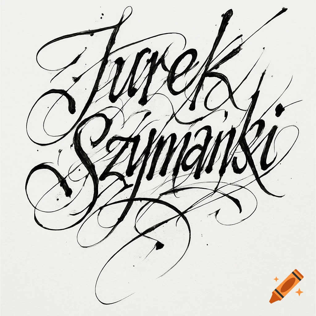 Luisa+lettering+black+and+white created on Craiyon