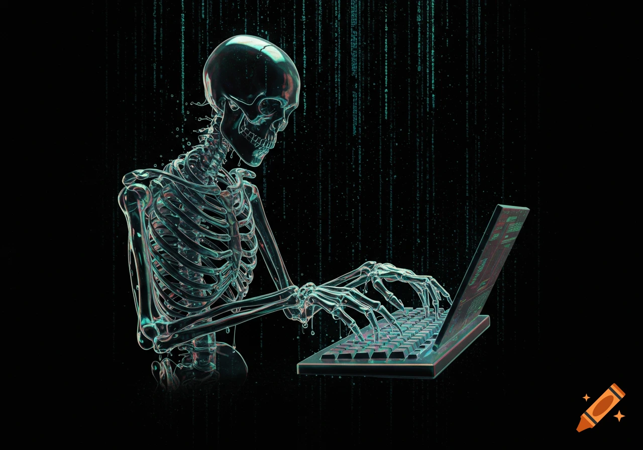 Ascii+art+horror created on Craiyon