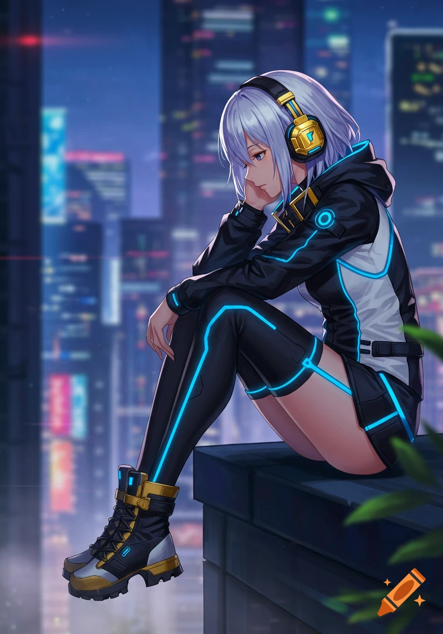 Anaxa+hsr+wallpaper created on Craiyon