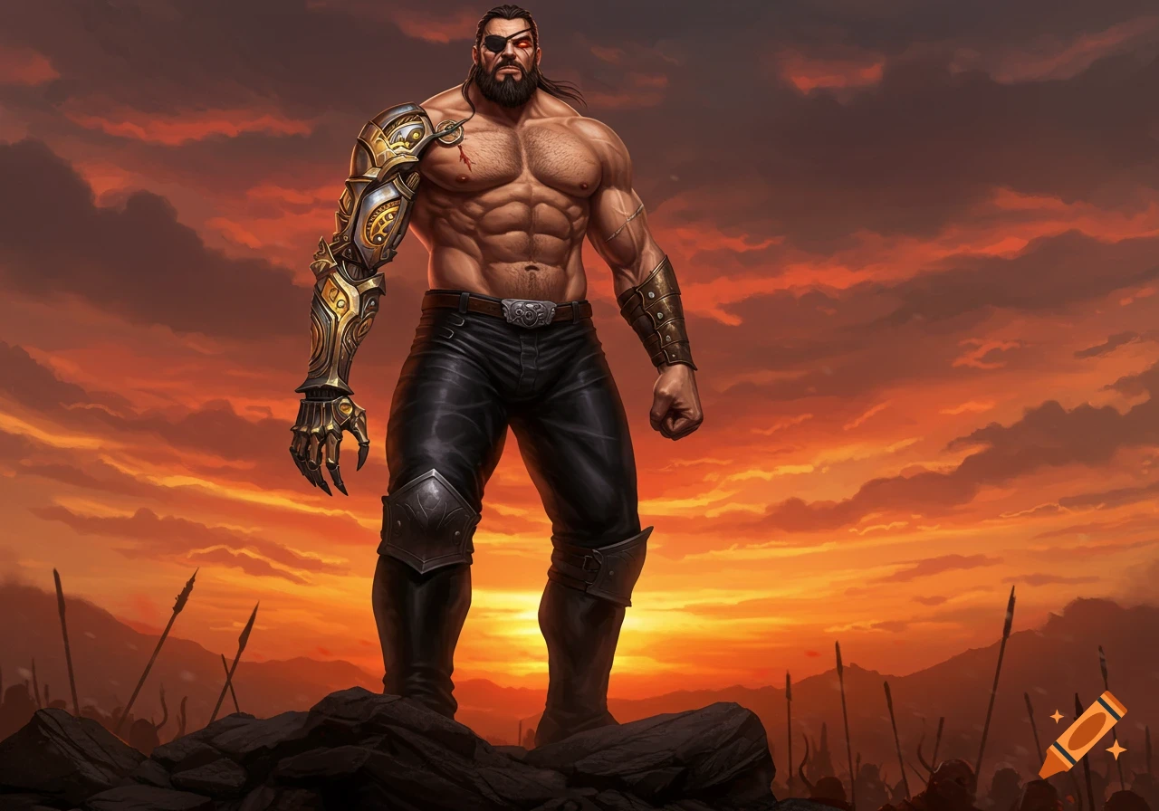 Escanor+wallpaper created on Craiyon