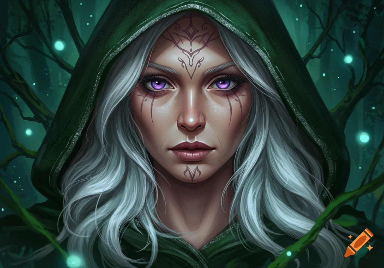 Realistic painting of a beautiful white haired female bloodborne hunter ...