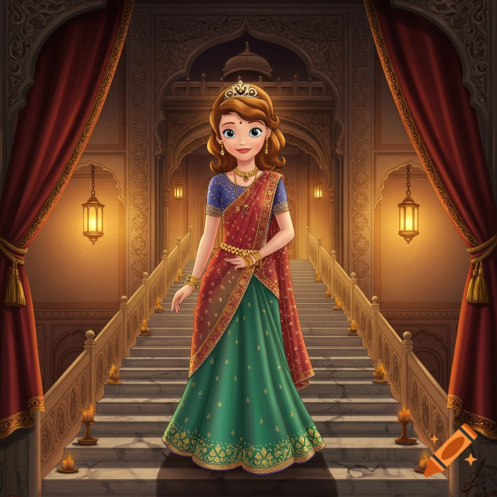 Princesa+animada created on Craiyon