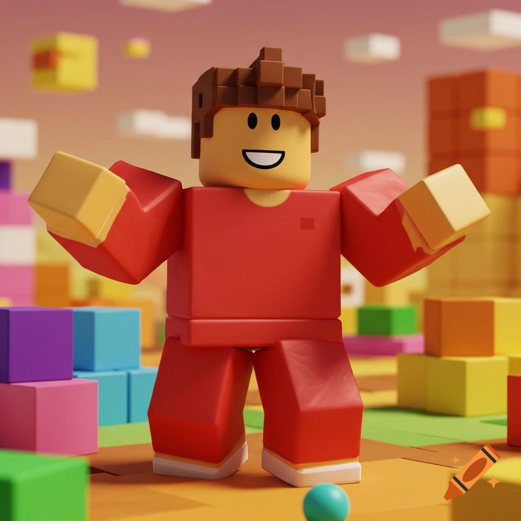 Roblox obby thumbnail on Craiyon