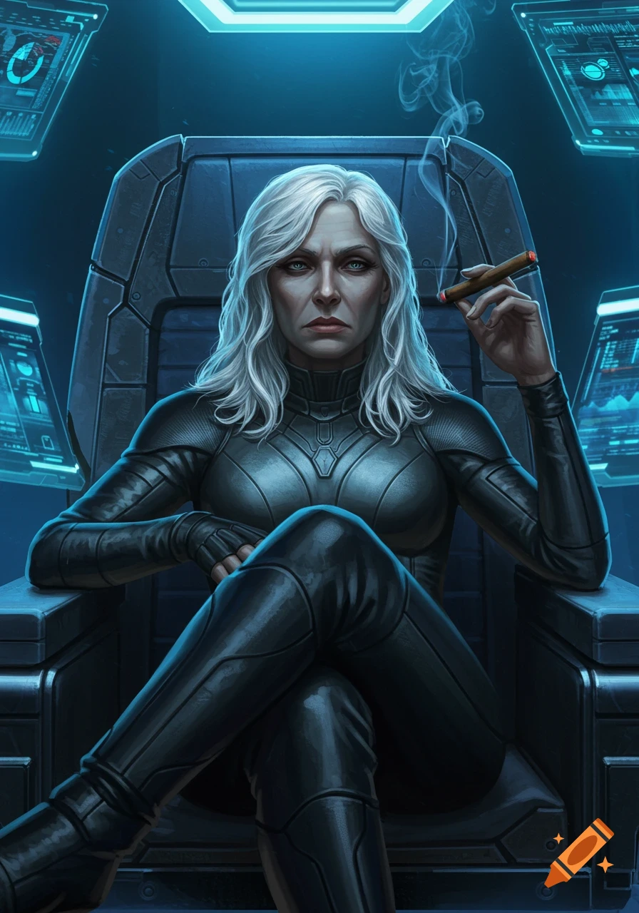 Fiona Staples' Depiction of a White Haired Woman in Star Wars created ...