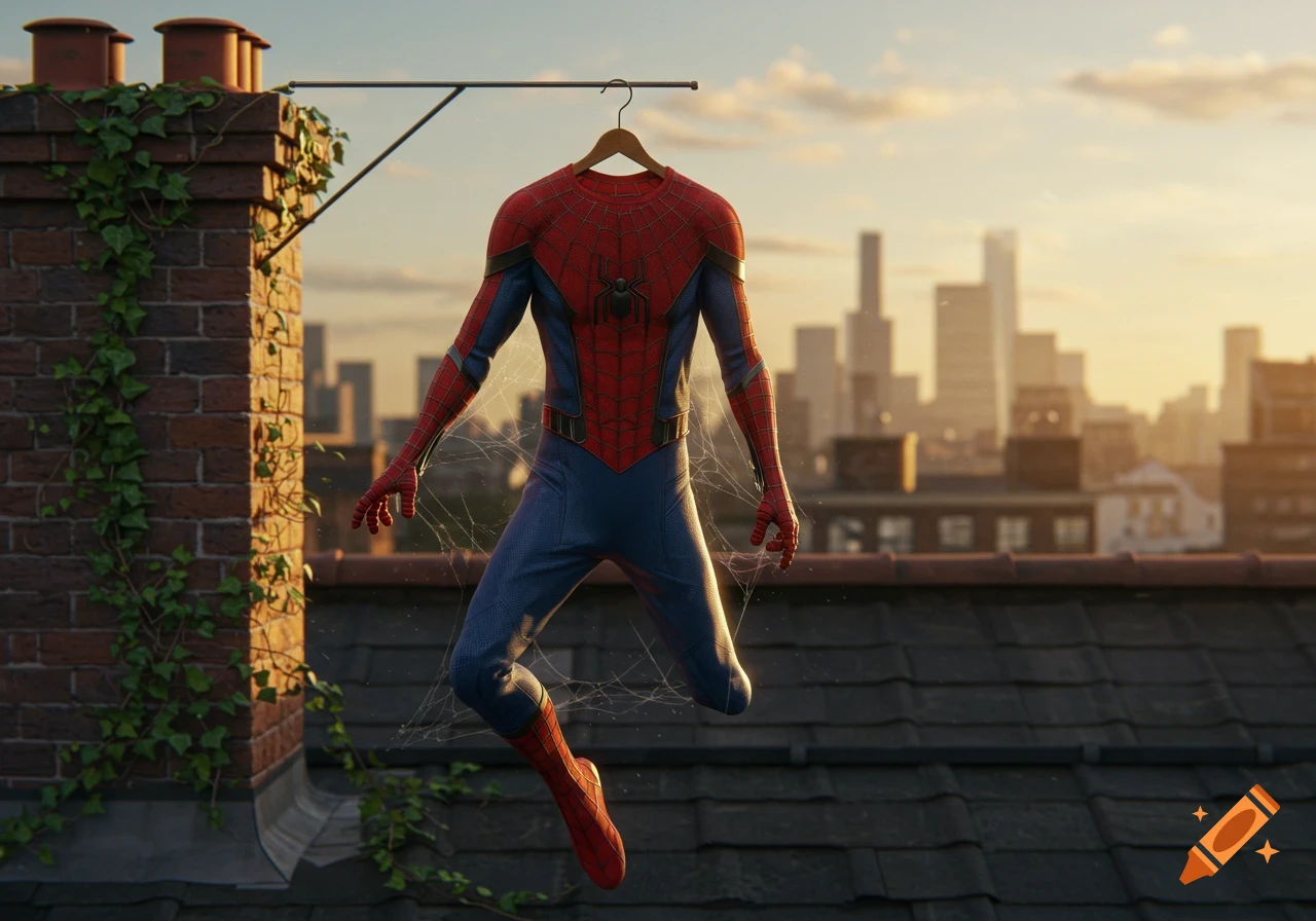 Spider+man+avenger+suit created on Craiyon