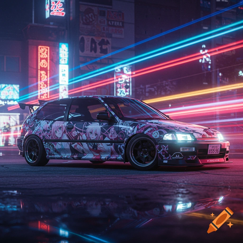 Chibi+car created on Craiyon