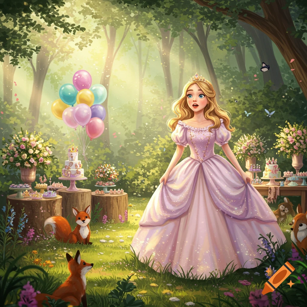 Colorful cartoon illustration of a queen cuddling her baby princess in ...