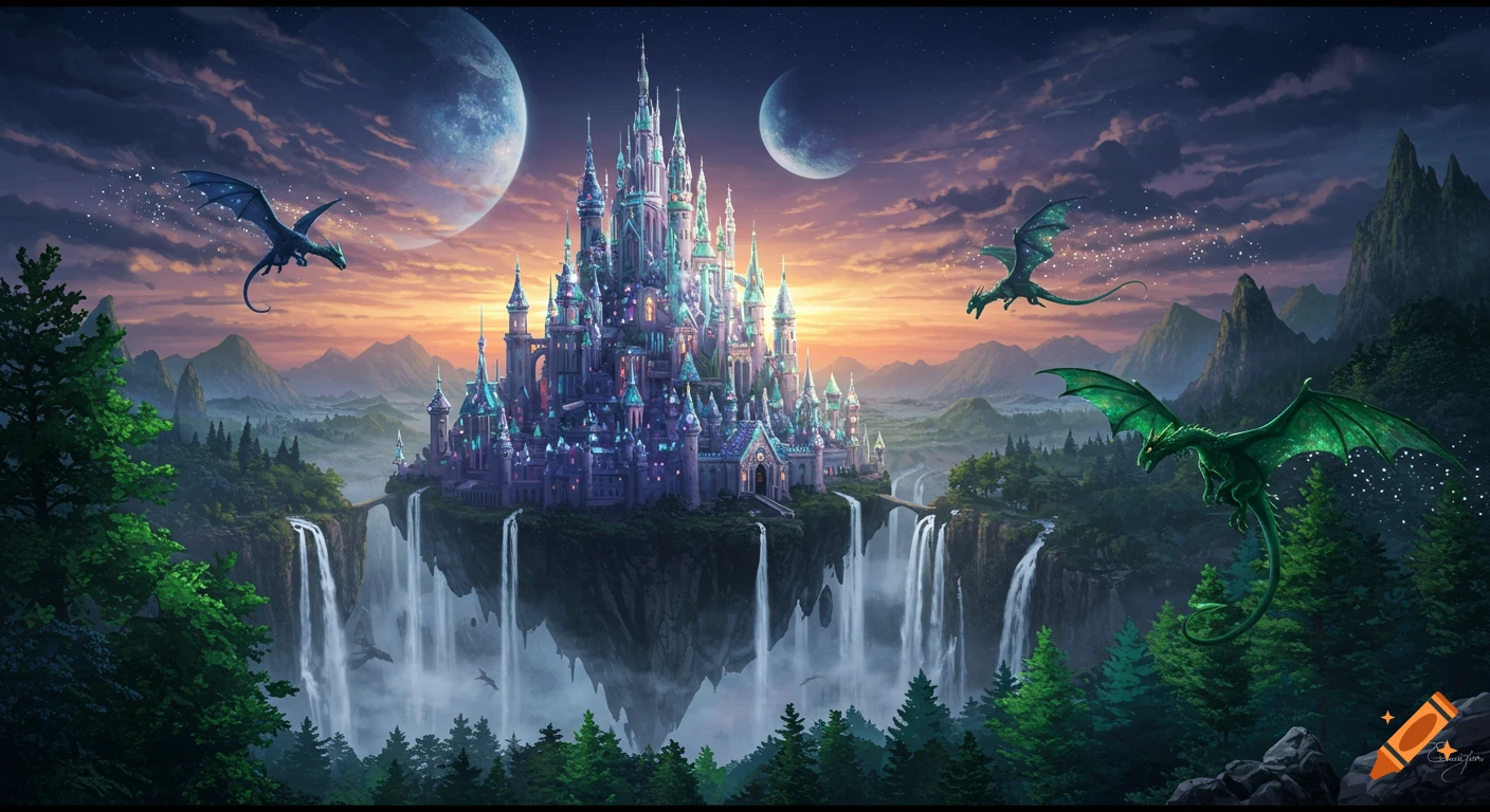 Wallpaper+8k+fantasy created on Craiyon