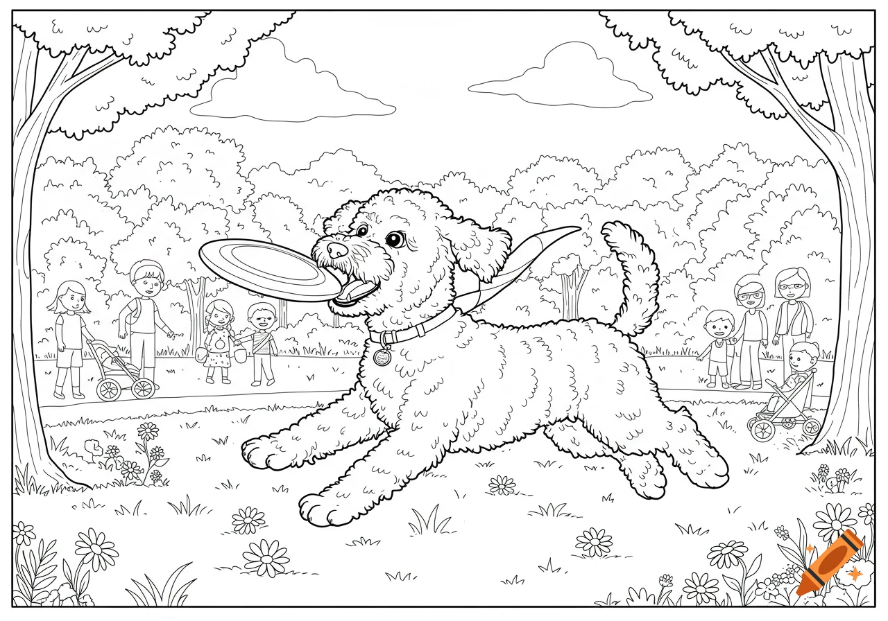 Coloring+sheet+with+2+wolves created on Craiyon