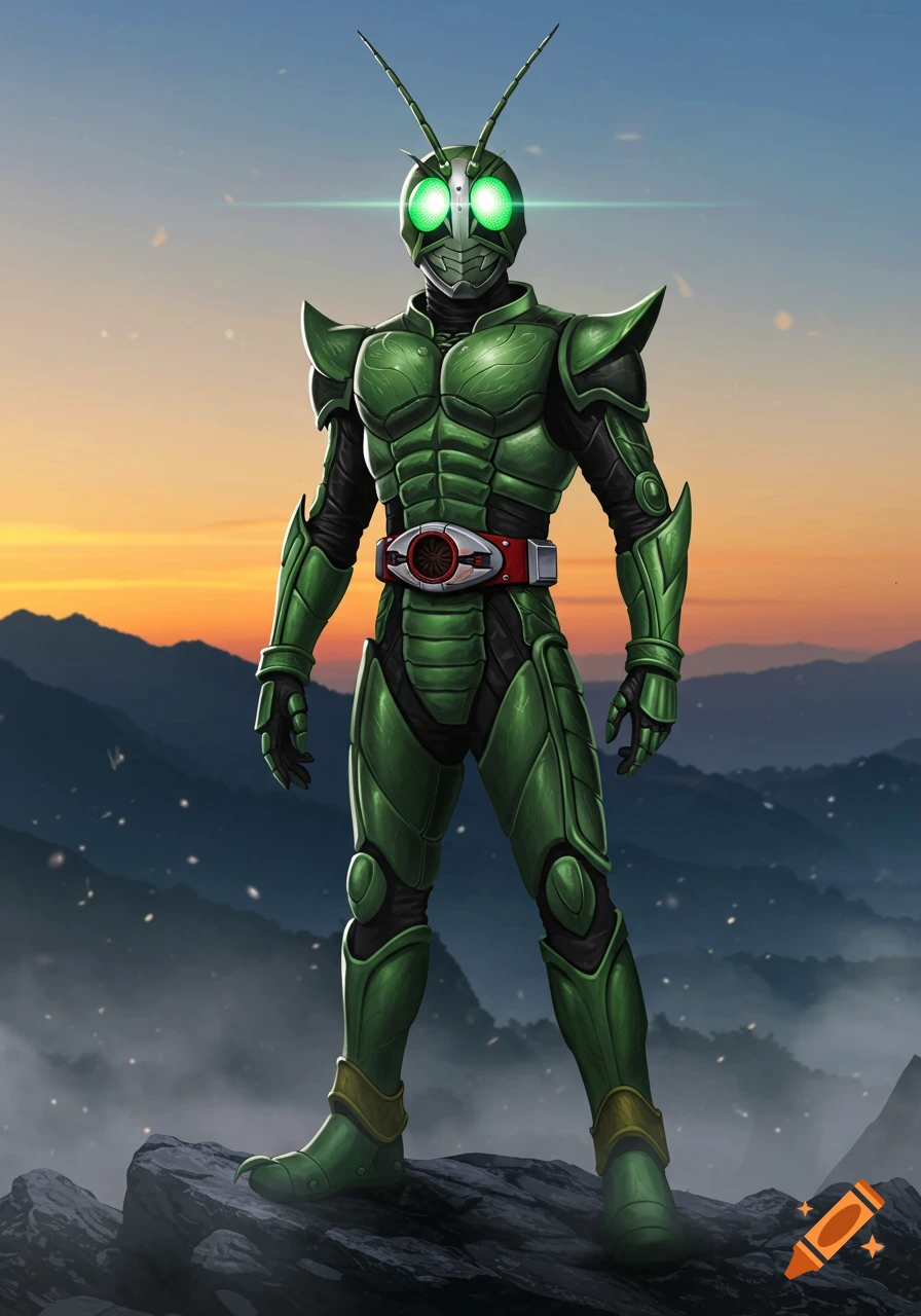 Kamen+rider+skull+man created on Craiyon