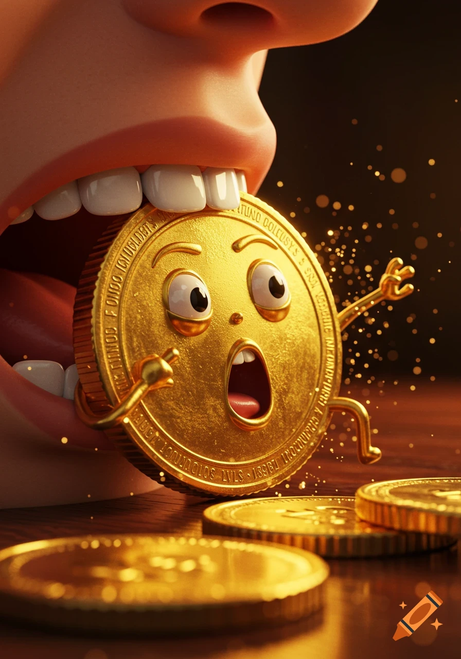 A prominent golden X symbol over a stack of gold bars, with dollar ...