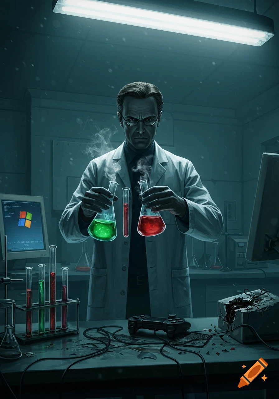 A superhero in a red and blue suit stands with one arm raised towards a ...