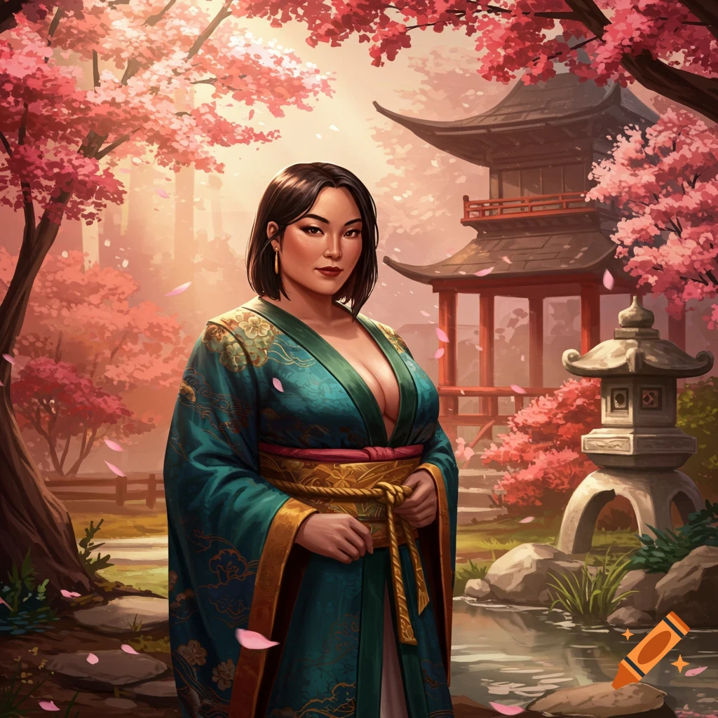 A cheerful, plump cartoon nun in a black habit performs a kung fu kick ...