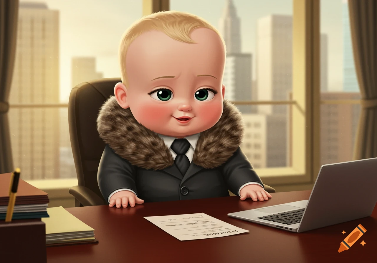 Violet Parr in a black suit and mask holds two smiling ventriloquist ...