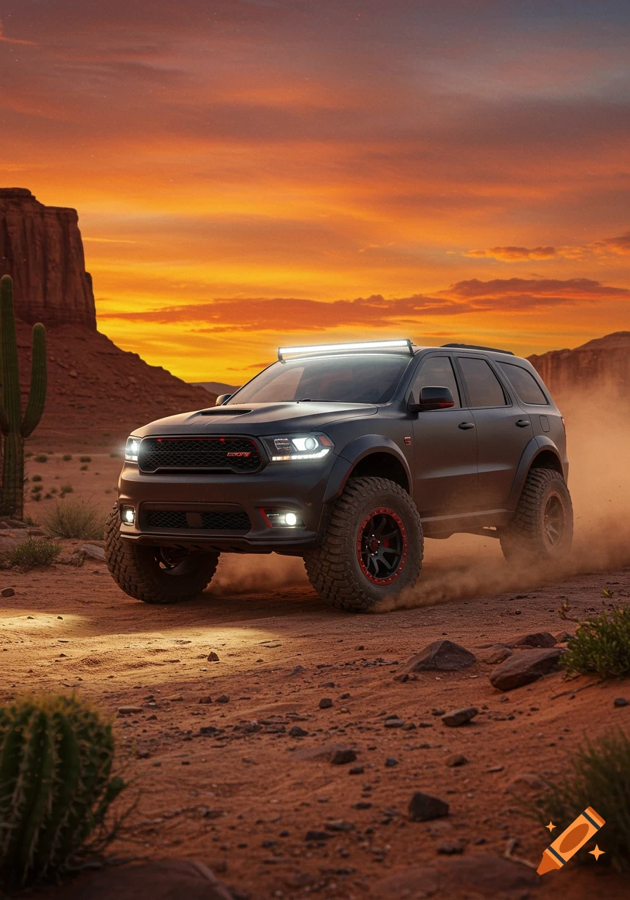 A happy couple in a 4x4 bursts through a torn map of Australia ...