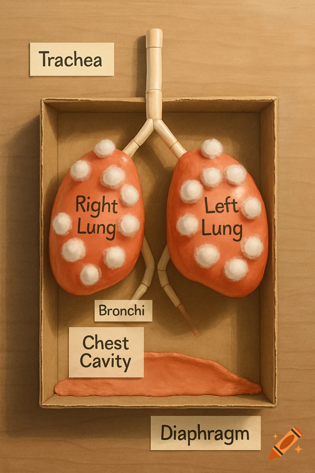 An anatomically accurate diagram of the human respiratory system ...