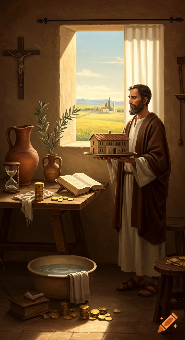 Nativity scene with Mary, Joseph, and Baby Jesus in a manger ...