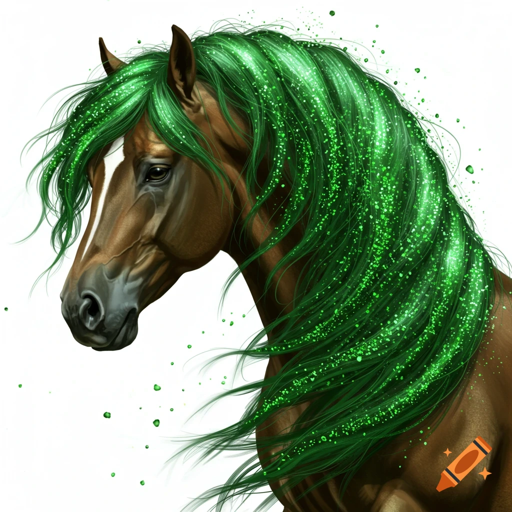 Horse with flower mane in black and white for coloring on Craiyon