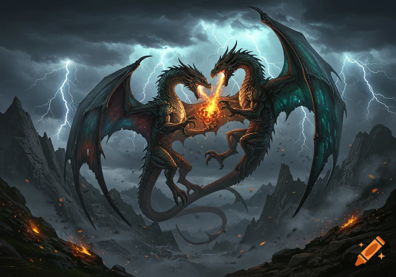 An ultra-realistic, grimdark depiction of a horned demon gripping a ...