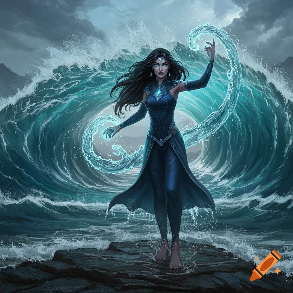 Avatar+tsunami created on Craiyon