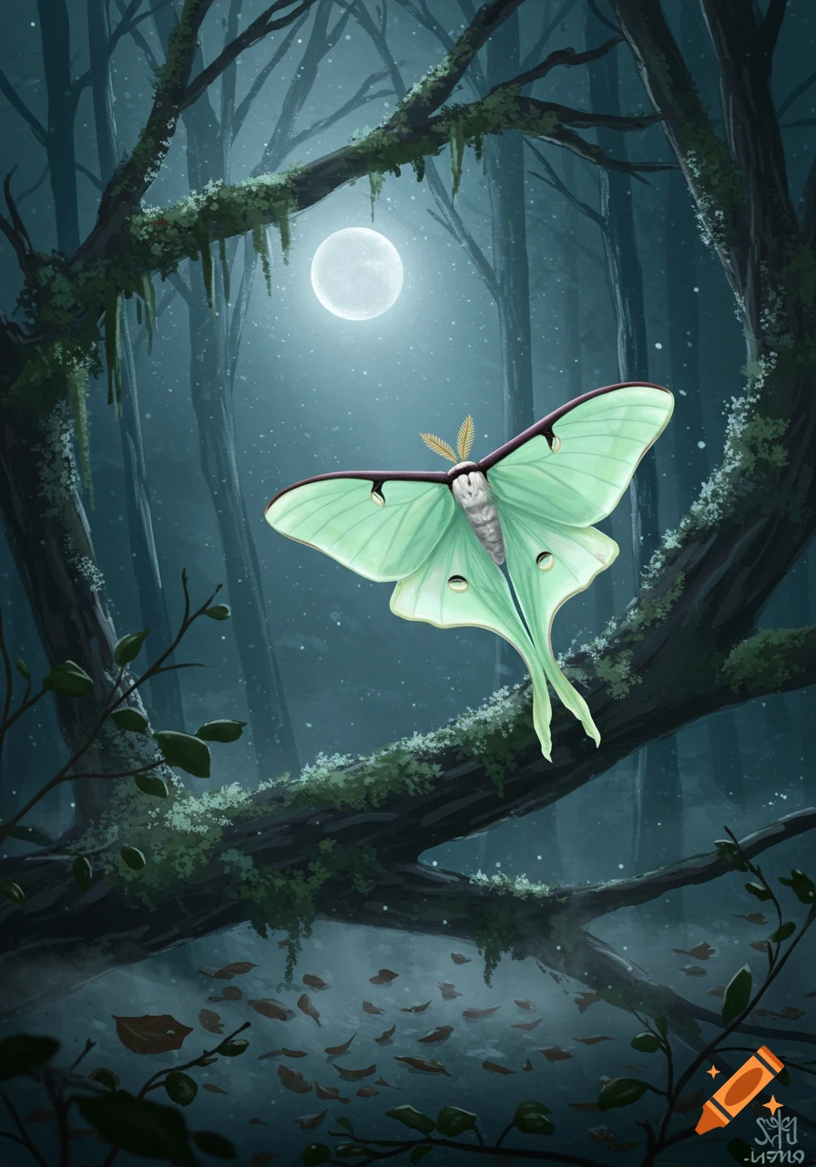 A detailed illustration of a butterfly with owl-like faces on its wings ...