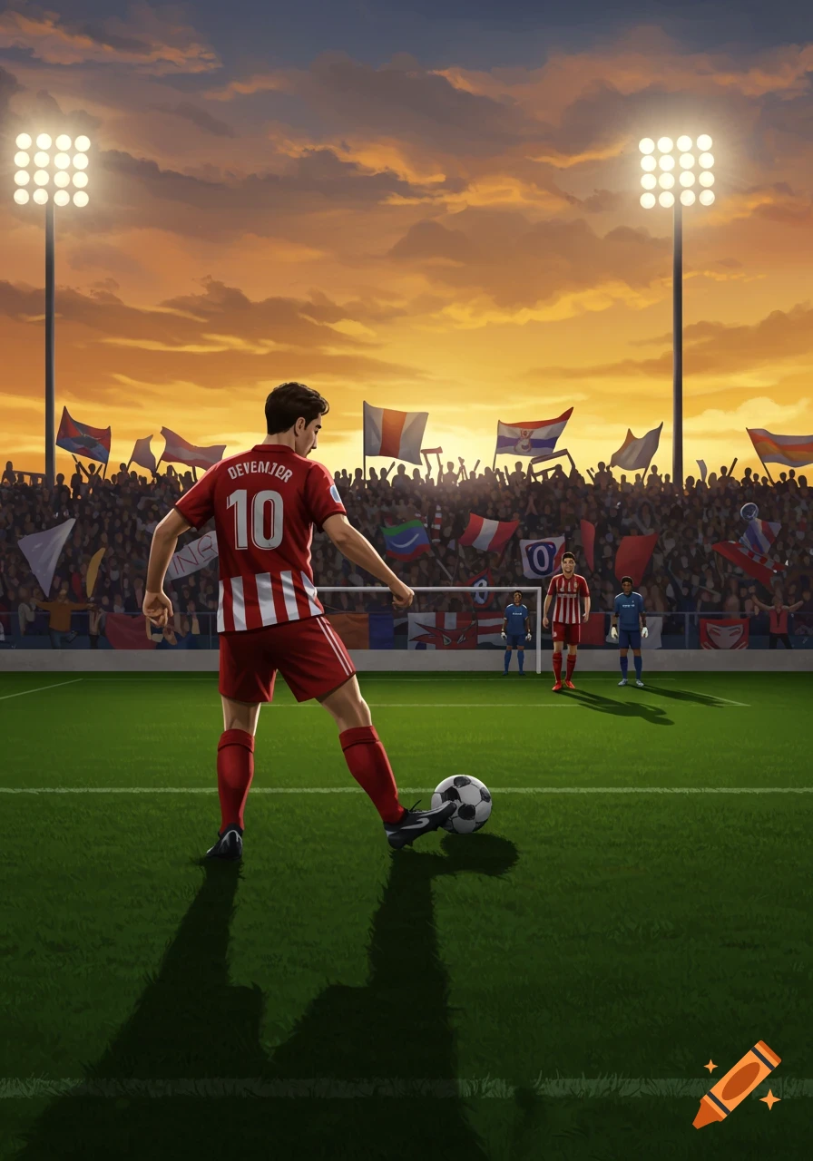 Football images created on Craiyon