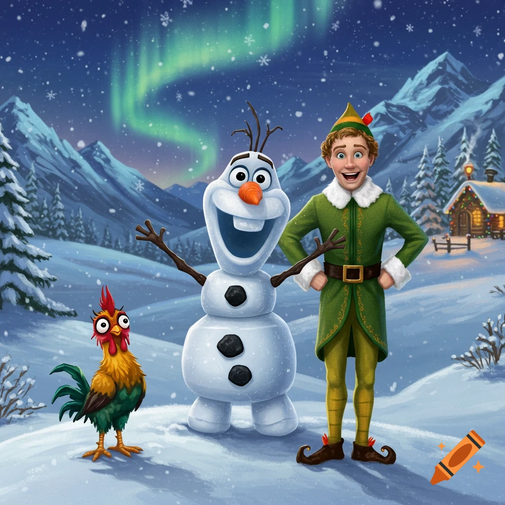 A whimsical illustration of a potato man and snowwoman in wedding ...