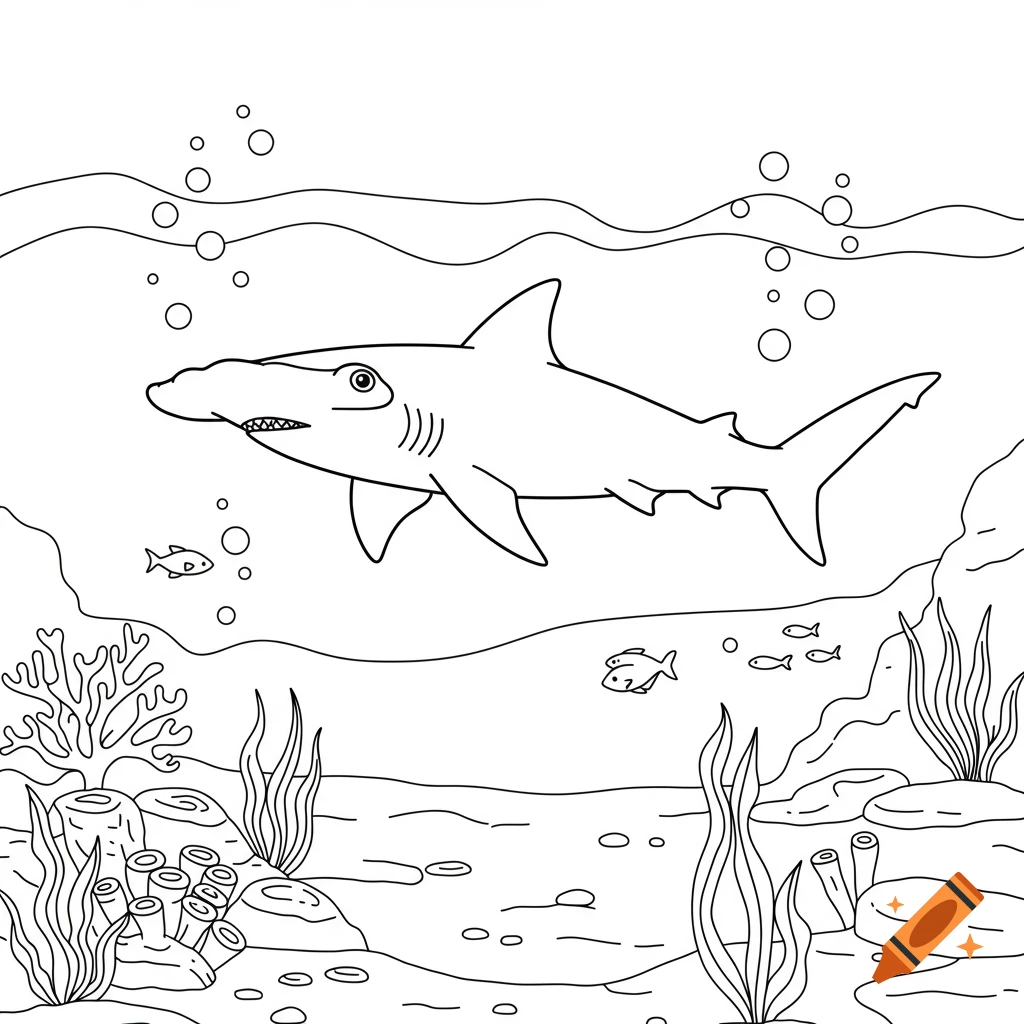 Black and white coloring page illustration of a T-rex standing on land ...