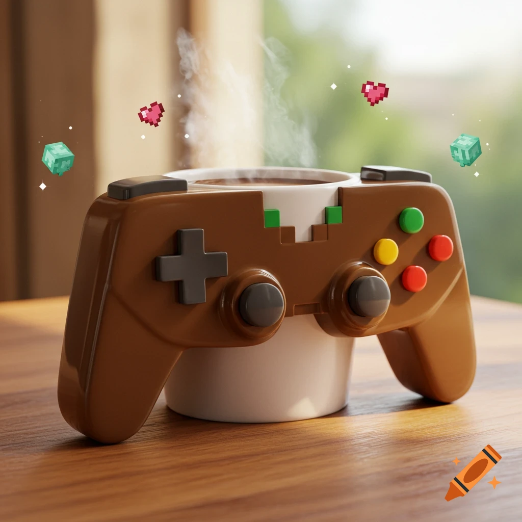 Minimalistic app icon featuring a white game controller on a blue and ...