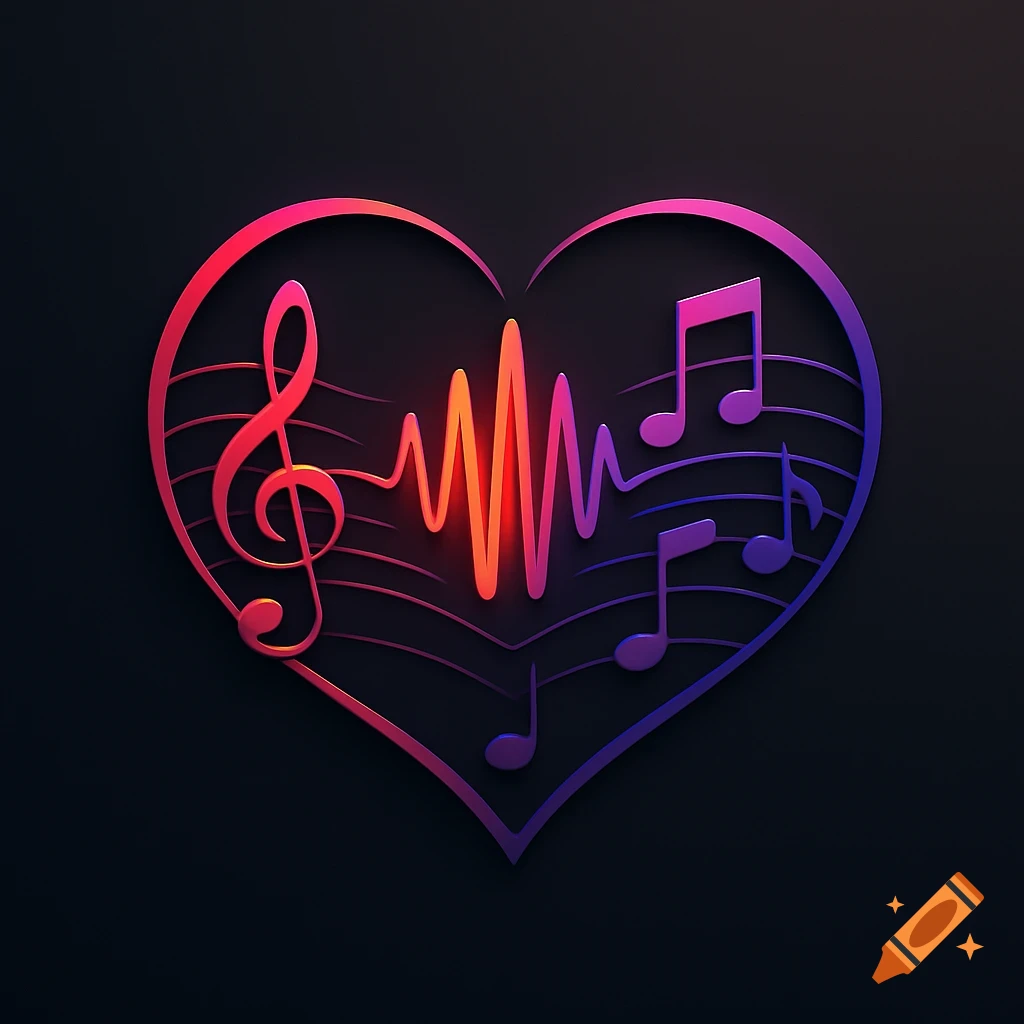 A shiny, smooth light pink heart features a luminous, dotted pink line ...