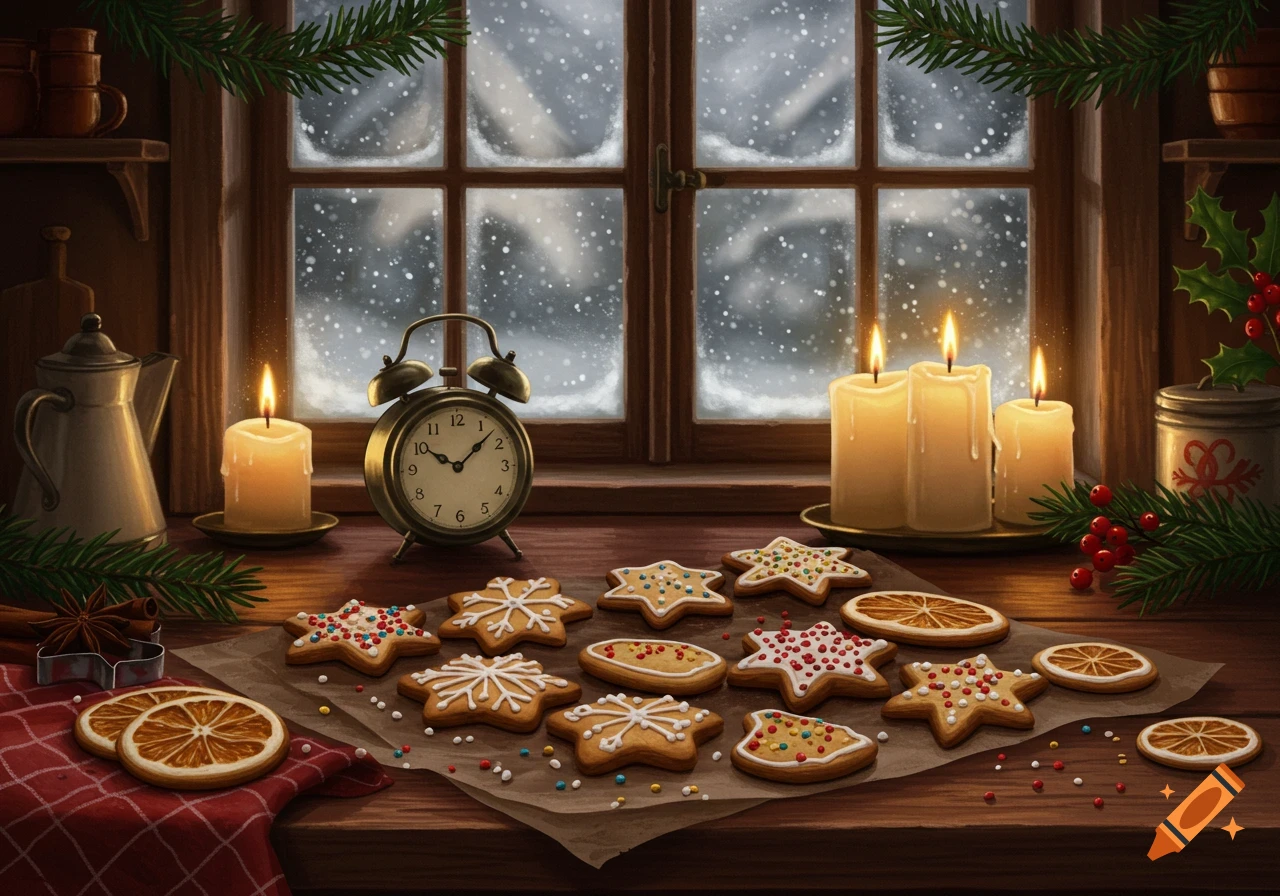 A cheerful Santa Claus plays a card game with reindeer cards at a ...