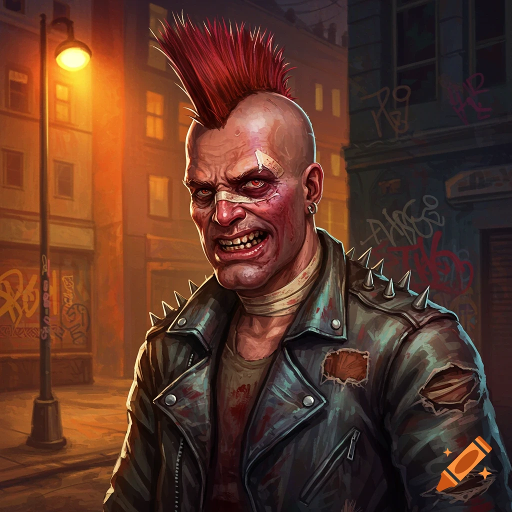 Shirtless+zombie created on Craiyon