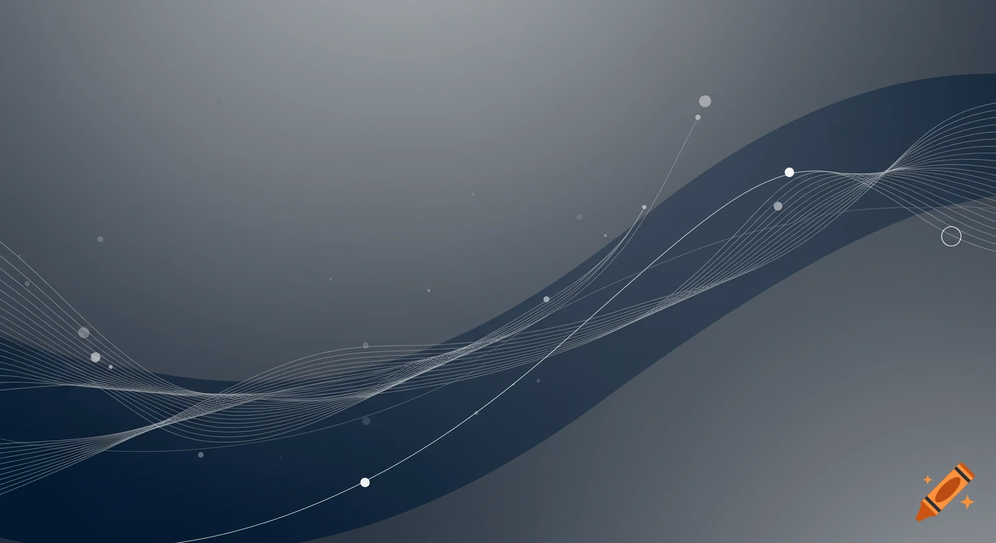 An abstract pattern of white lines with rounded corners and drop ...