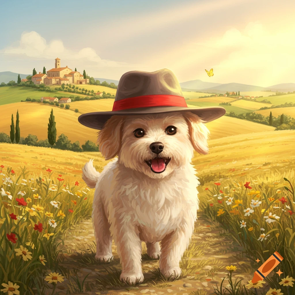 A+cute+dog+fake+picture created on Craiyon