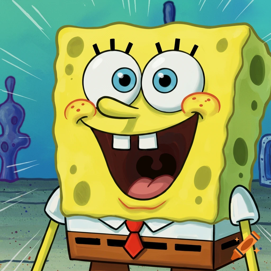 Spongebob+screaming+meme created on Craiyon