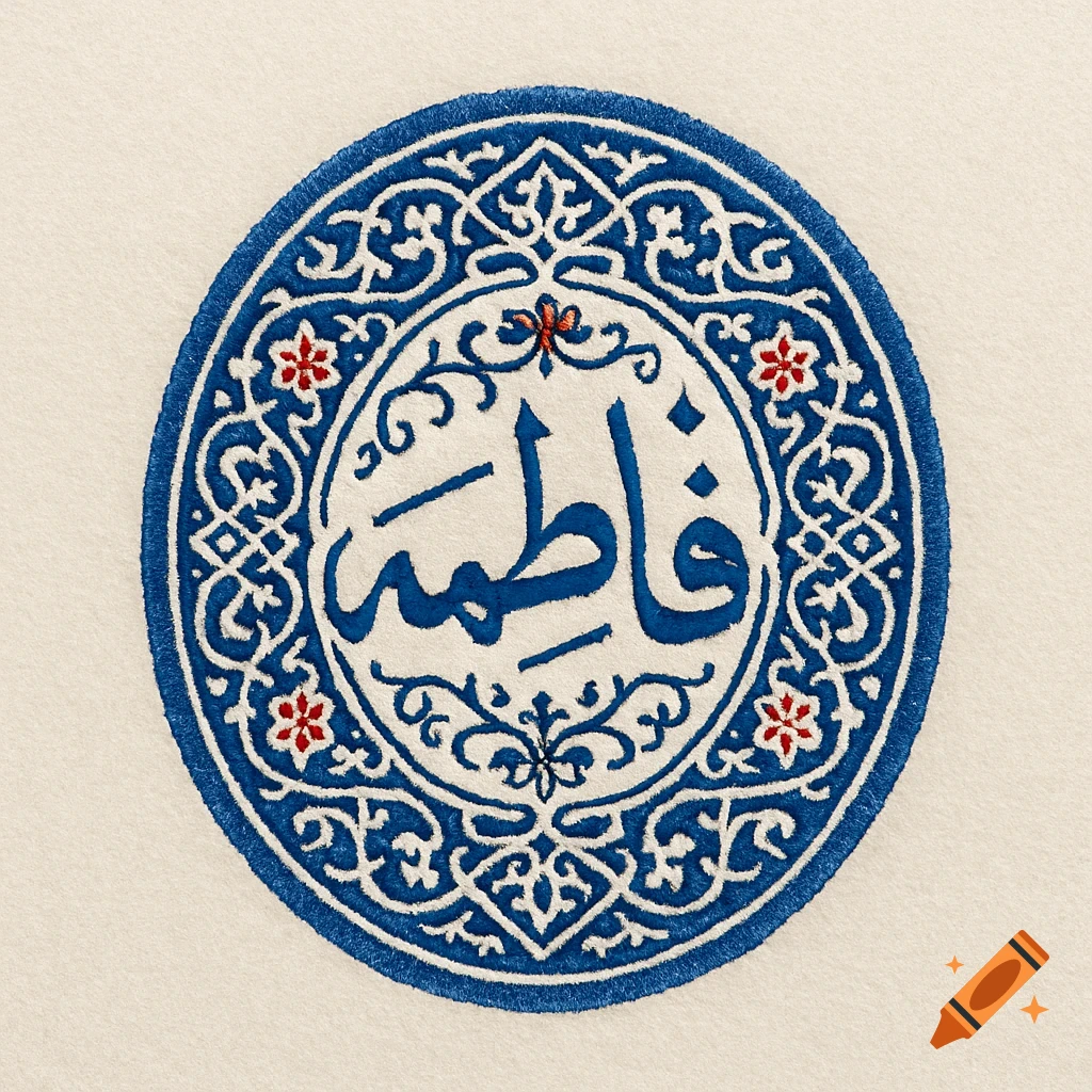 A power bank with green and gold Islamic geometric patterns on a ...