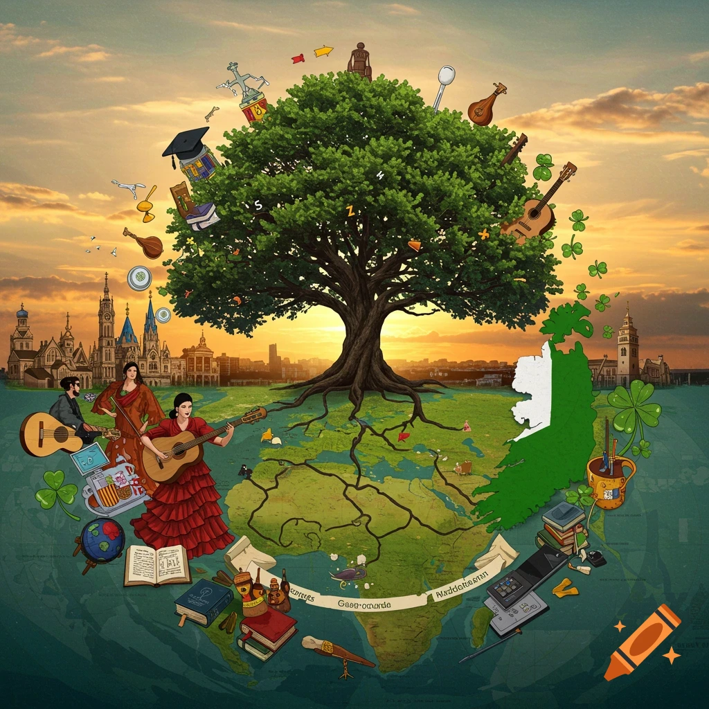 Environment awareness poster with the message 'Our environment is in ...