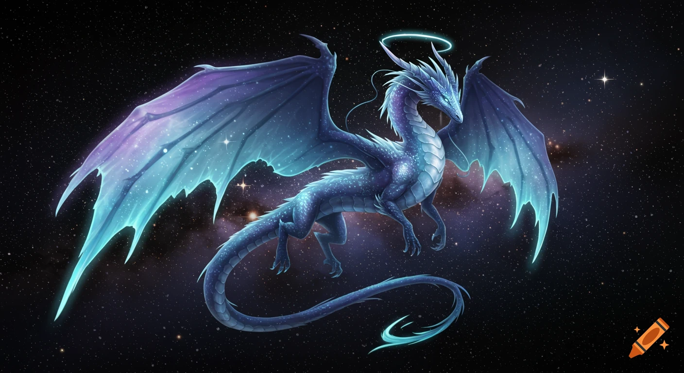 A dark, fierce-looking dragon with glowing orange eyes and fiery breath ...