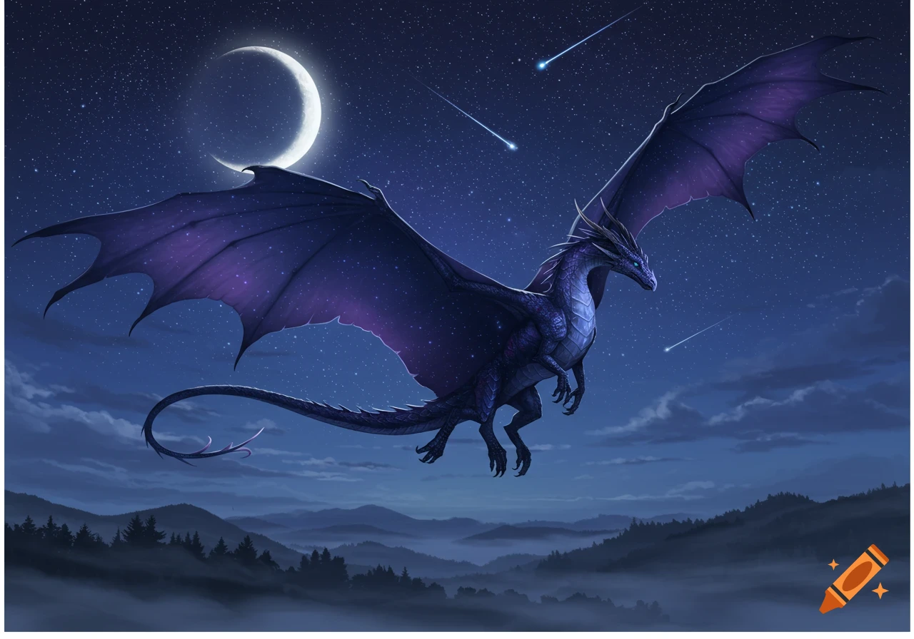 A blue male dragon in white underwear, with a purple female dragon in a ...