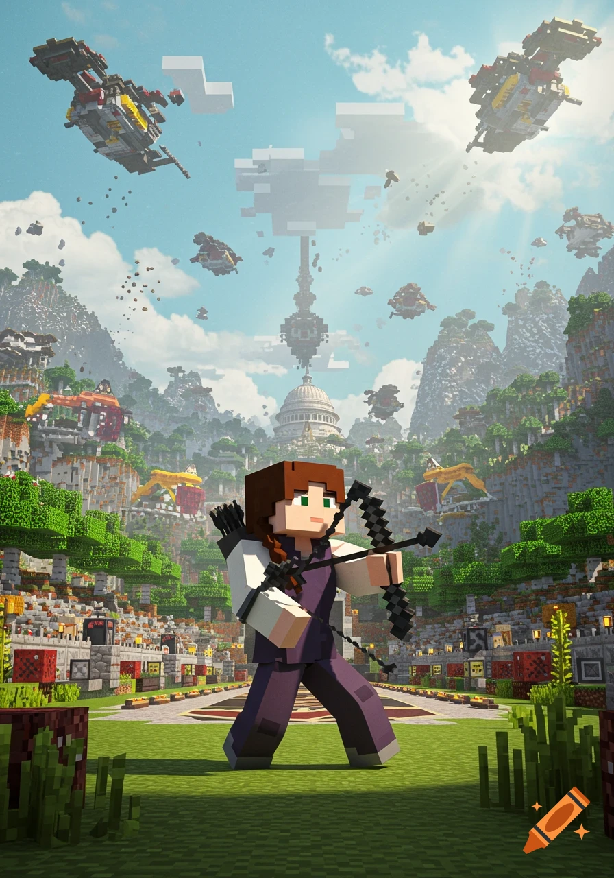 Minecraft+nsfw+art created on Craiyon