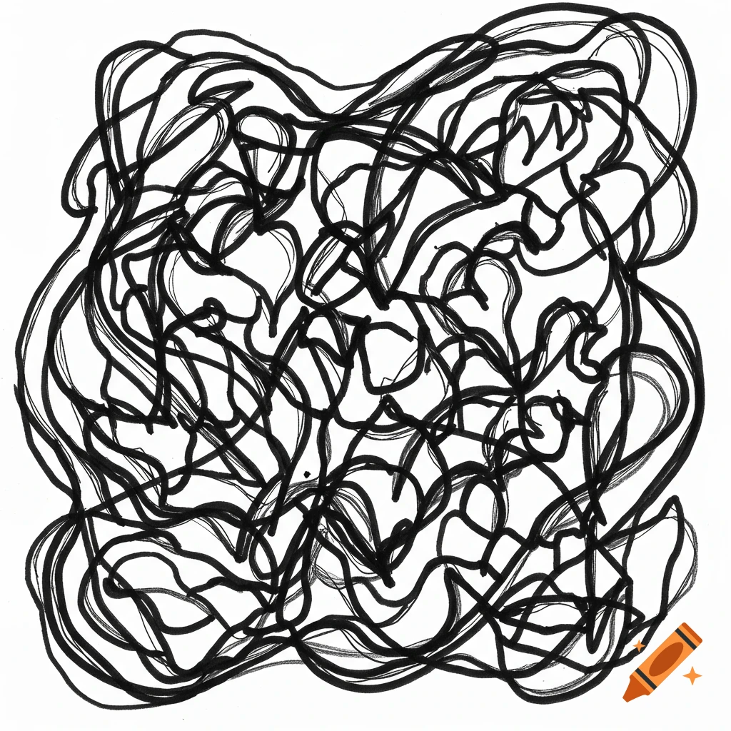 Abstract Drawing created on Craiyon