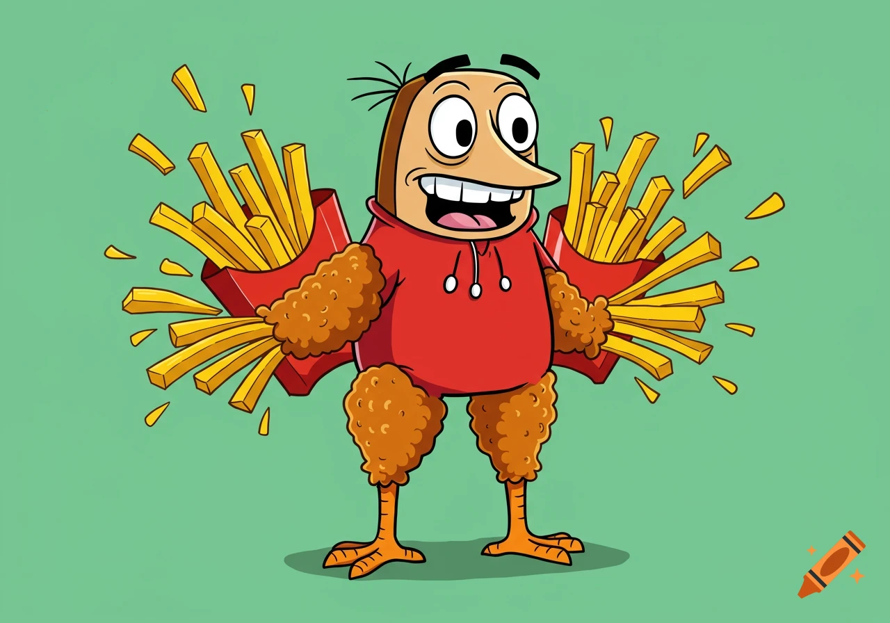 Robot+chicken+feet created on Craiyon