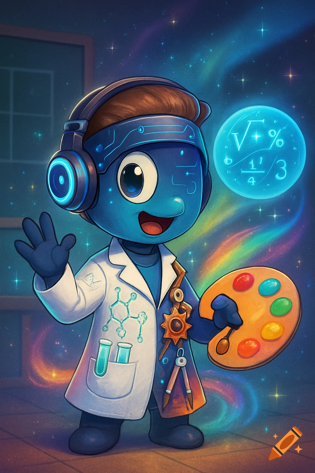 Science+drawing created on Craiyon