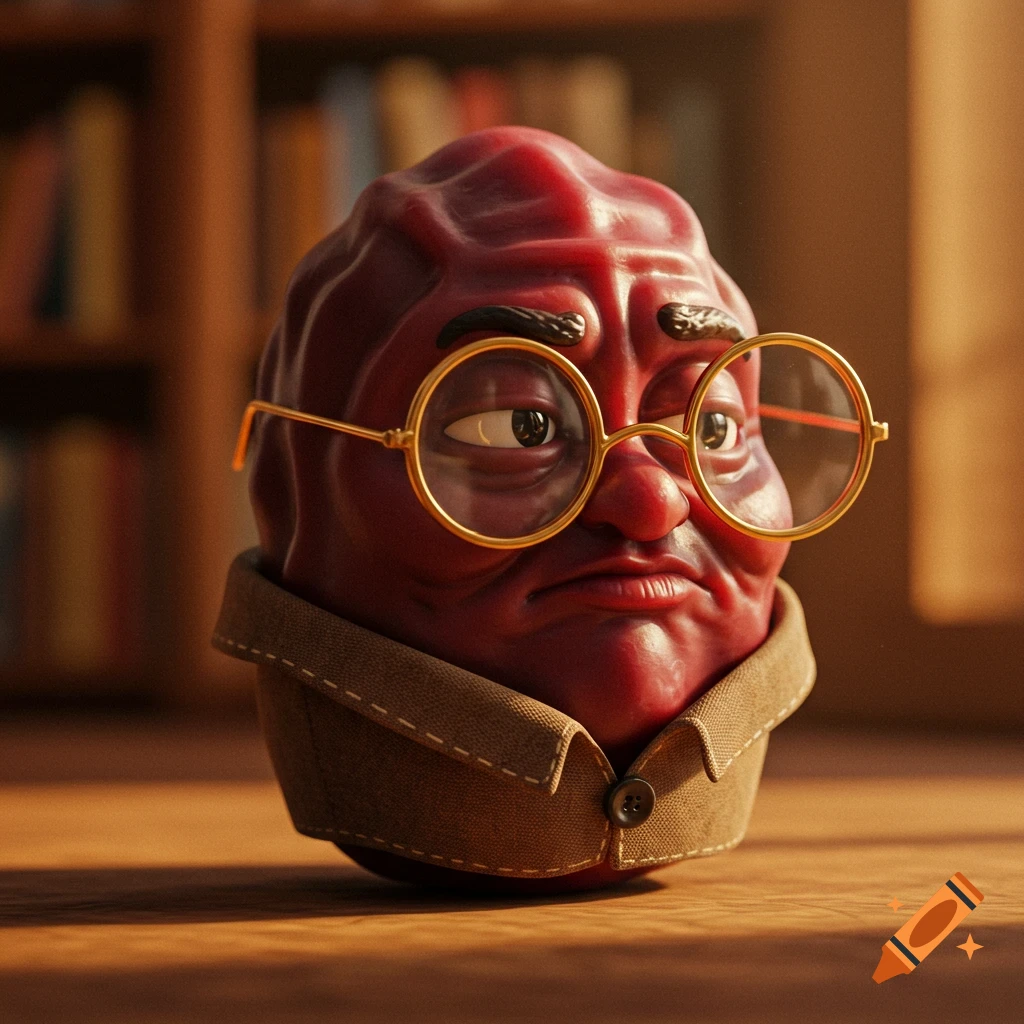 Man with malnutrition and distinctive features on Craiyon