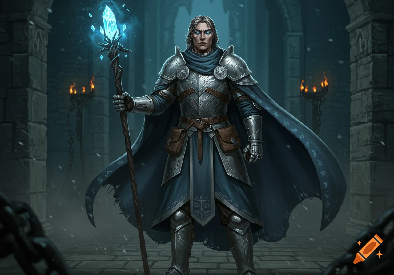 A hooded figure holding a lantern examines wanted posters on a wooden ...