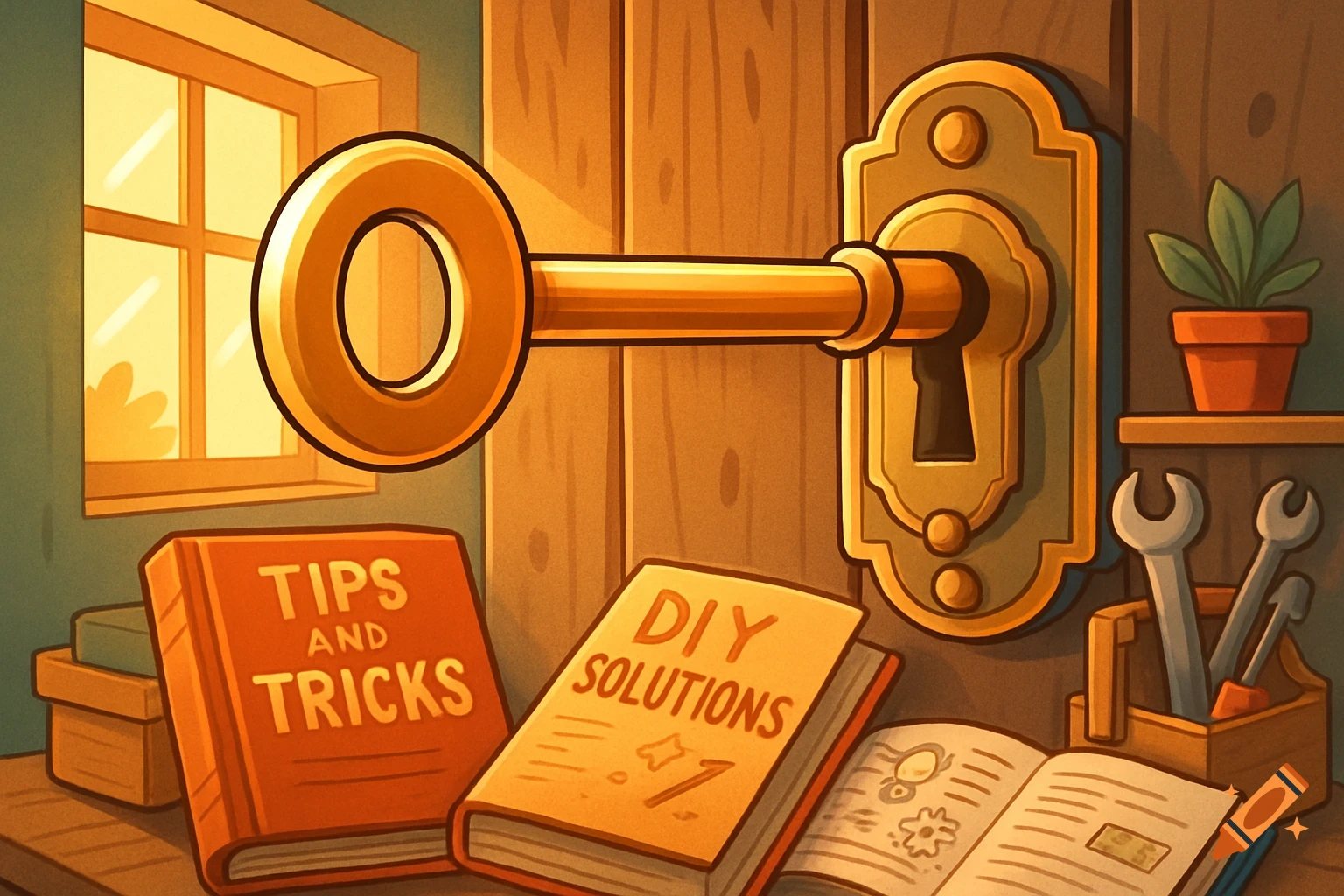 A flat lay image of various hand tools including a hammer, screwdrivers ...