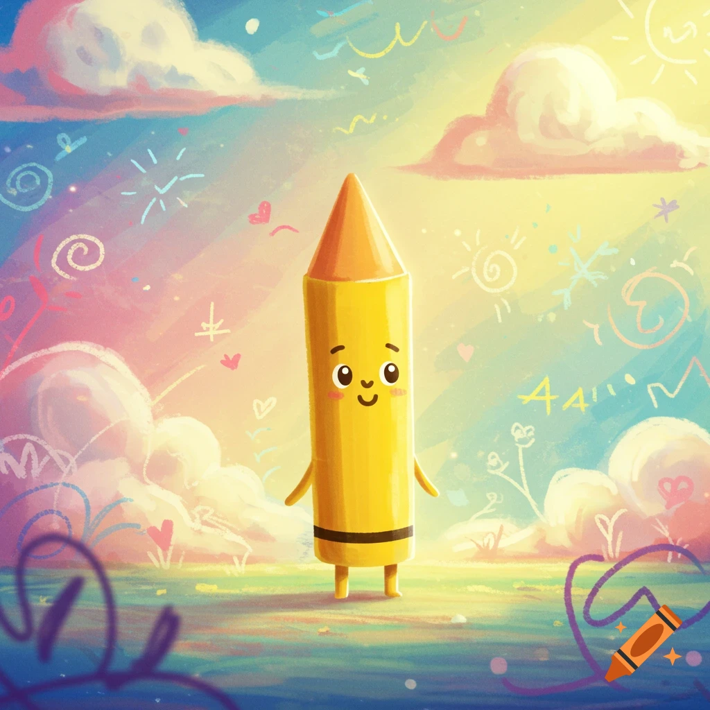 Crayon+dress created on Craiyon