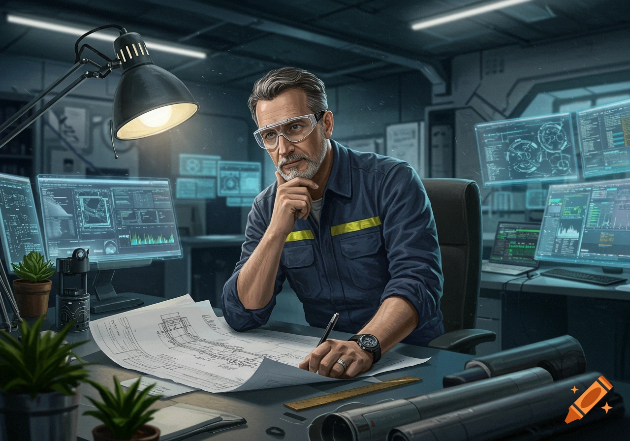 Engineers+drawing created on Craiyon