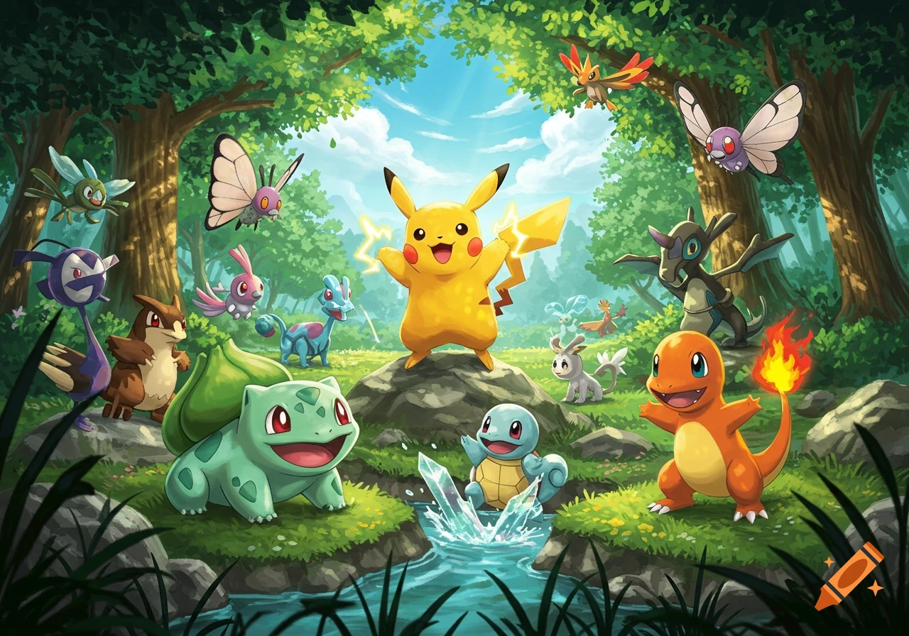 Pictures+of+pokemon created on Craiyon