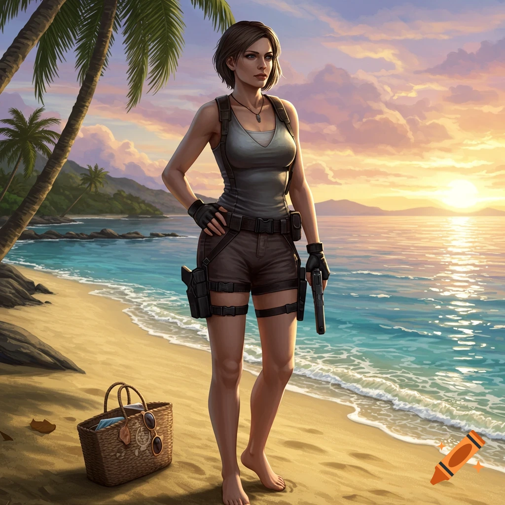 Jill+valentine+4k+wallpaper created on Craiyon